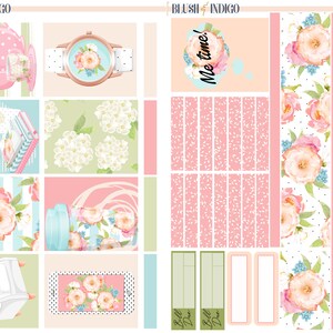 Spring Time Printable Planner Stickers, Printable Weekly Stickers Kit ...