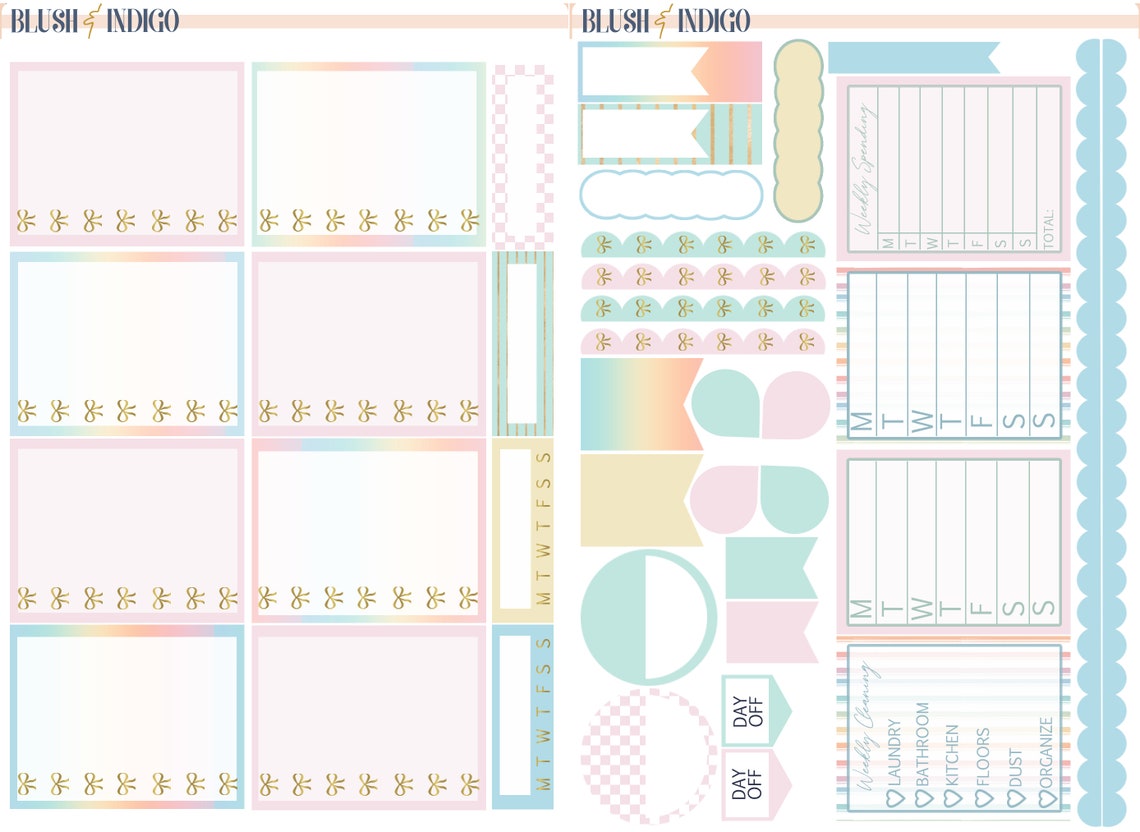 Candyland Printable Planner Stickers, Printable Weekly Stickers Kit ...