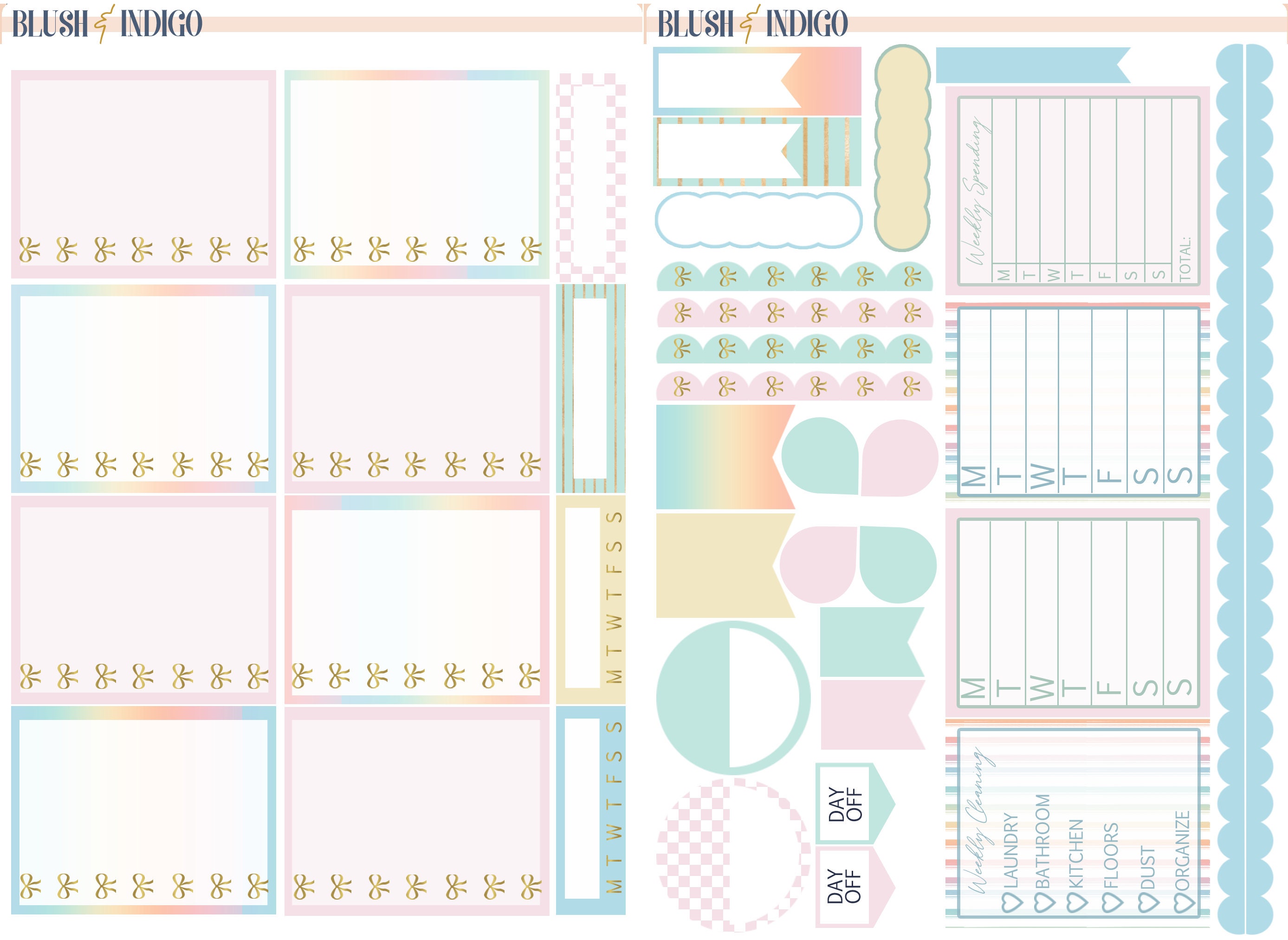 Candyland Printable Planner Stickers, Printable Weekly Stickers Kit ...