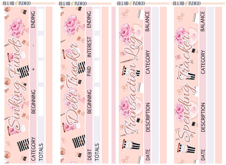 Girl Boss Printable Budget Sticker Kit | Planner Stickers (for Erin ...