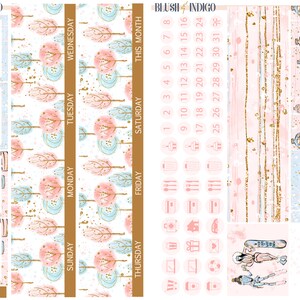 Snow Day Printable Planner Stickers, Printable Monthly Stickers Kit ...