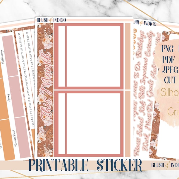 Recollections Label Sticker Template - Etsy