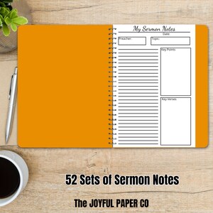 Sermon Notes Journal, Bible Study Notes, Church Notes, Scripture ...