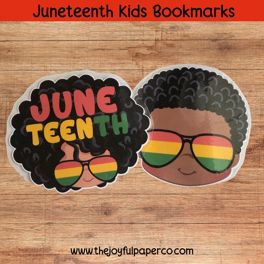 Juneteenth Celebration Bookmarks African American Kids' Gifts Kids ...
