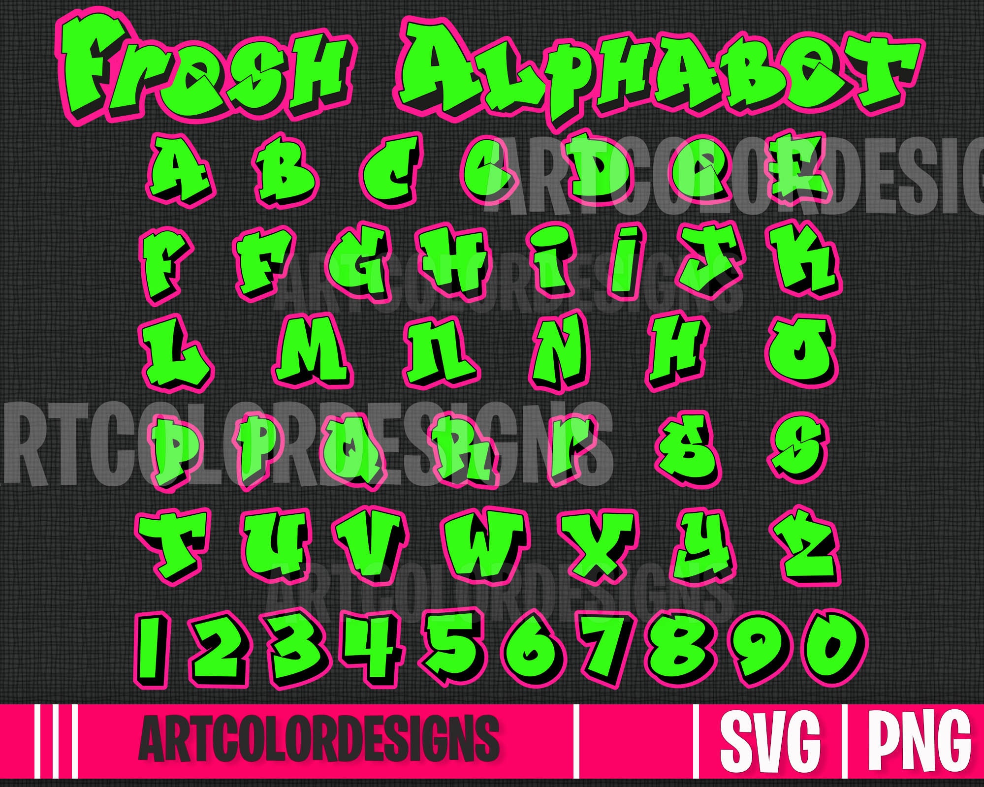 SVG PNG Alphabet Letters Numbers Graffiti Svg Fresh Svg Famous - Etsy ...