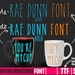 Rae Dunn SVG TTF Files Font Alphabet Letters Numbers Farmhouse - Etsy ...