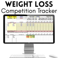 Weight Loss Competition Tracker - Etsy