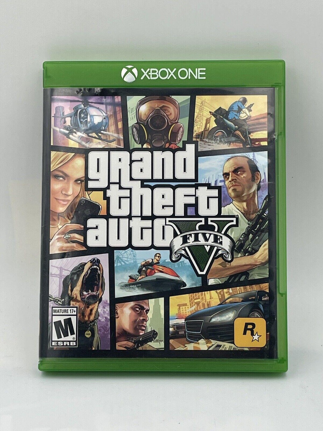 GRAND THEFT AUTO V 5 Game Complete in Case W/ Manual & Map Microsoft ...