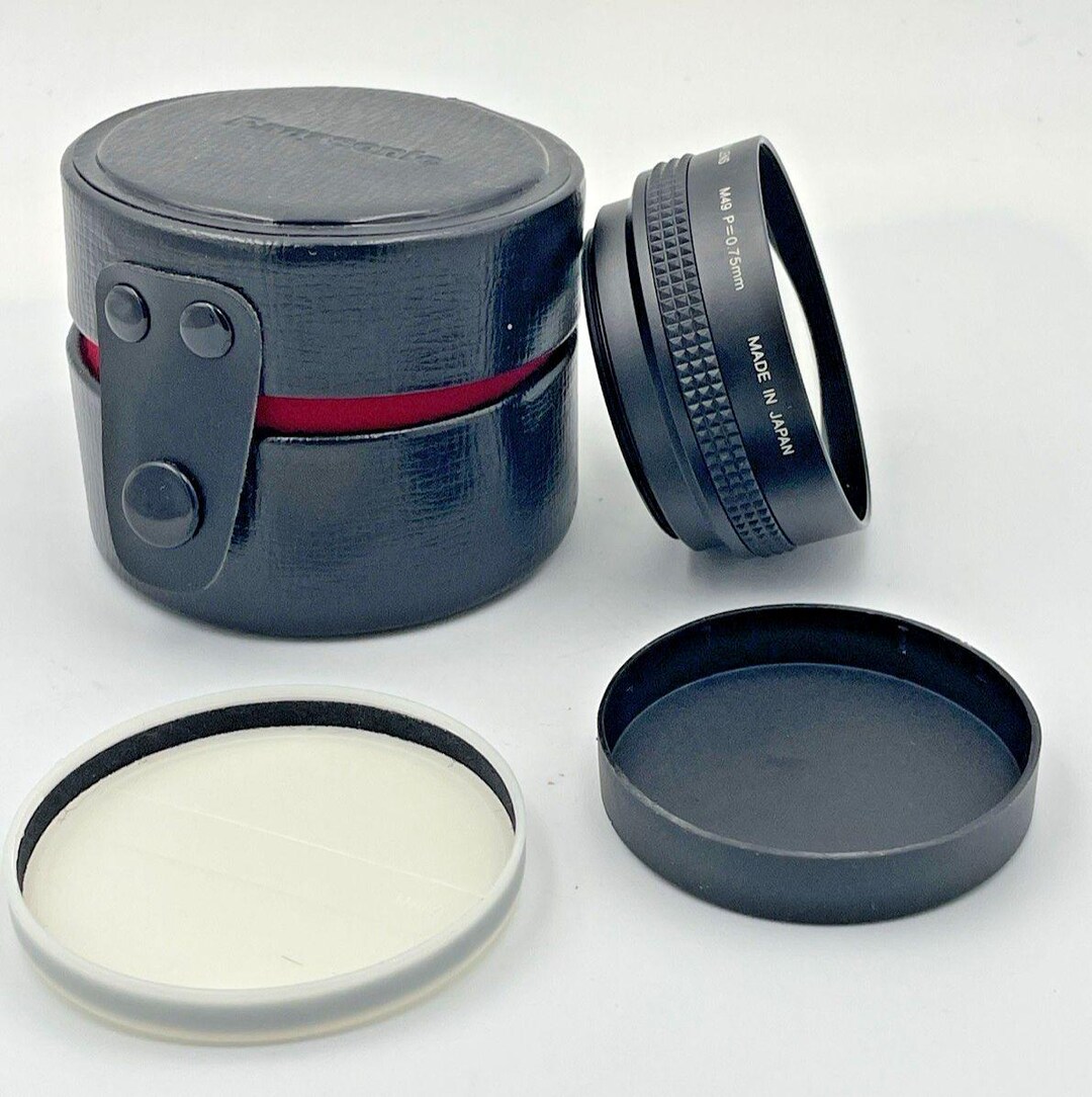 Panasonic Tele Conversion Lens M49 P=0.75mm With Case-caps. (near Mint ...