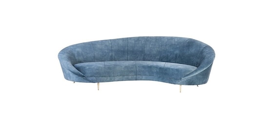 Curved sofa round couch for living room and lobby