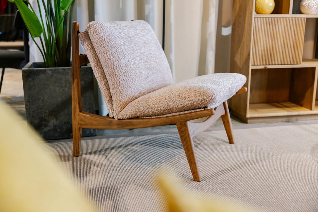 Mid-century Modern Buffalo Leather Lounge Chair: Club Seat - Etsy