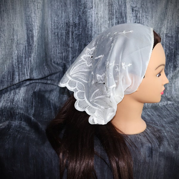 Lace Headcovering - Etsy