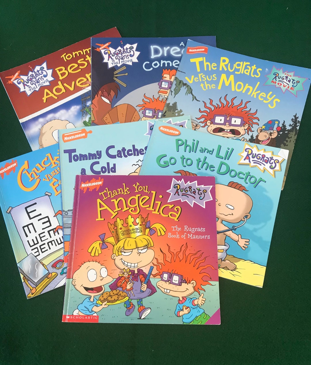 Rugrats Nickelodeon/scholastic Books 7 - Etsy