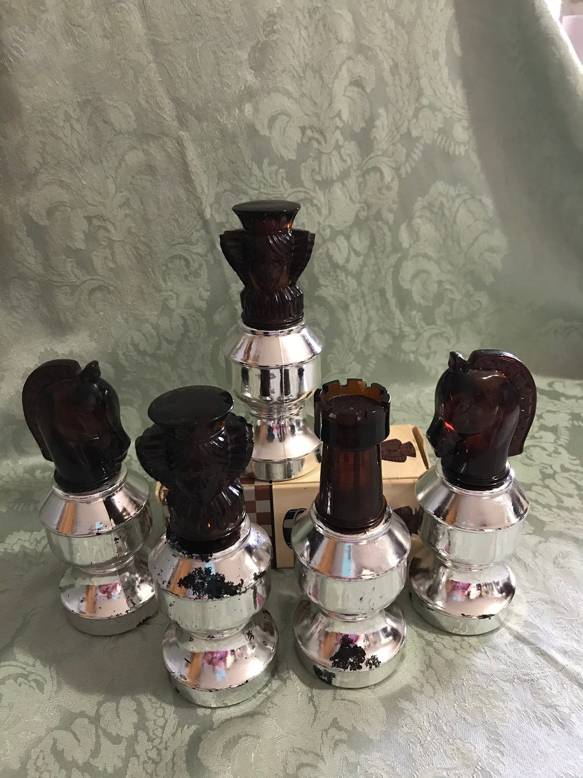 Avon five Chess Pieces Assorted - Etsy