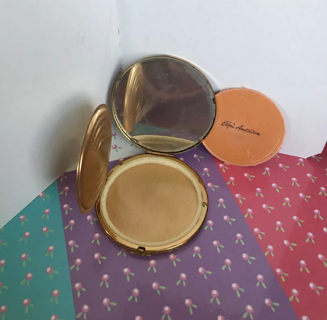 Jpc—vintage 1960’s Elgin Cosmetic Compact - Etsy