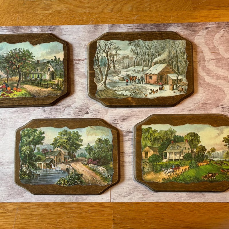 Wood Plaque Decoupage - Etsy