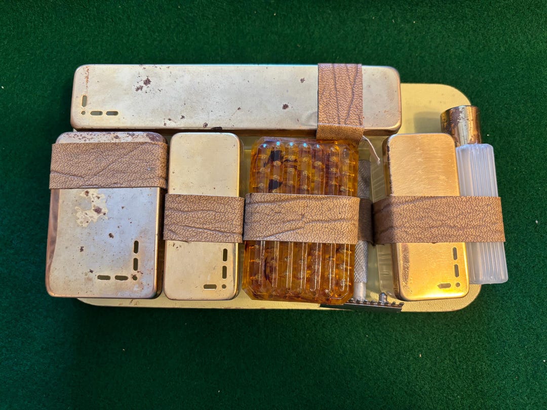 JPAI. Vintage Men’s Travel Toiletry Insert - Etsy