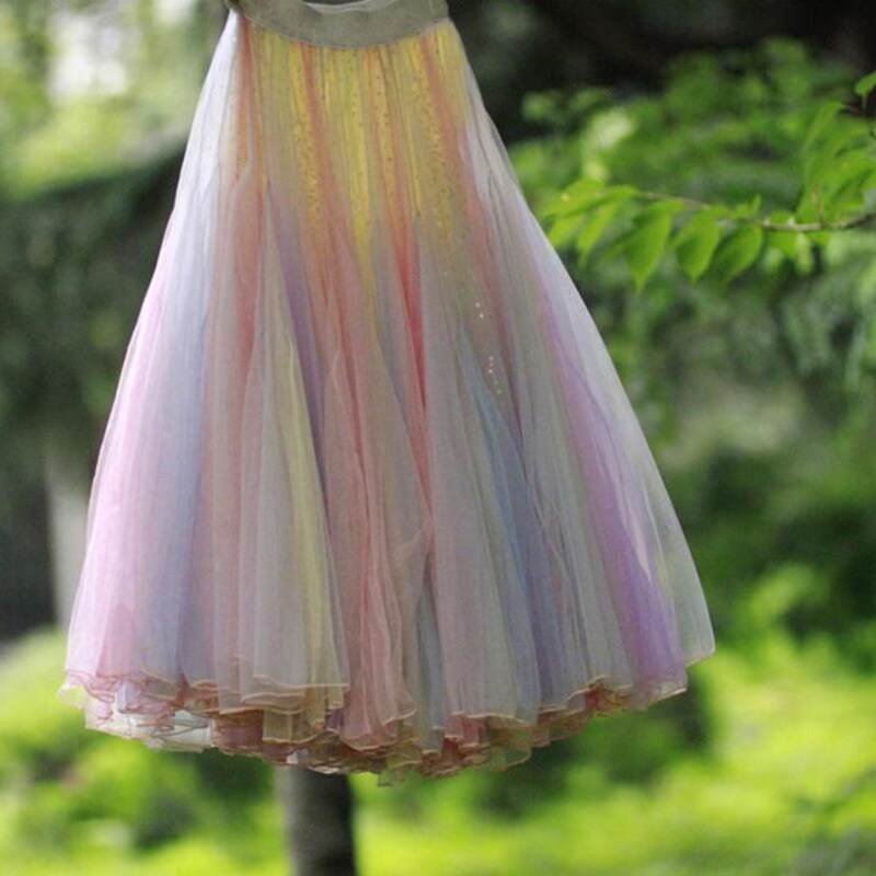 Rainbow Petticoat - Etsy