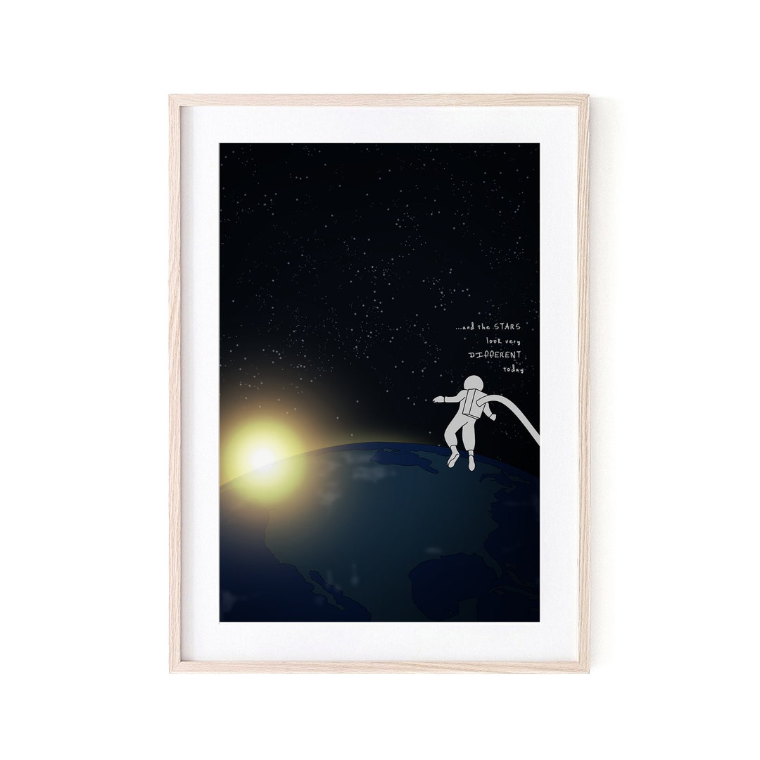 David Bowie, Space Oddity Poster #1, INSTANT DOWNLOAD, Digital Print ...