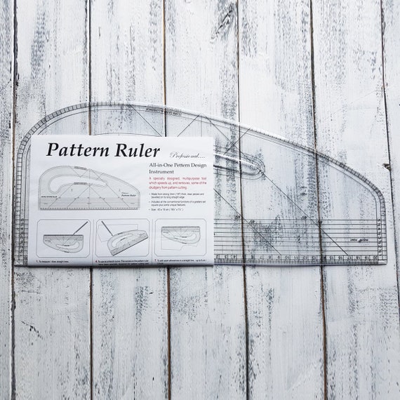 RJ Leather Studio Patternmaster Ruler | Etsy UK