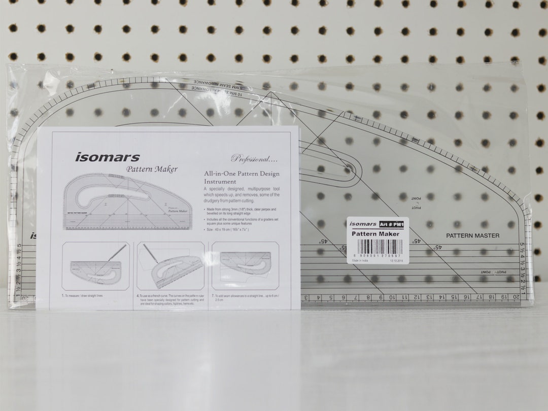 RJ Leather Studio Patternmaster Ruler - Etsy UK