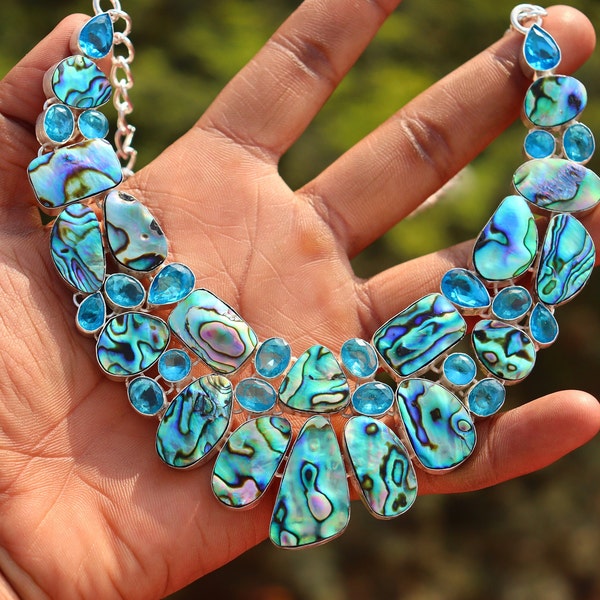 Abalone Necklace - Etsy