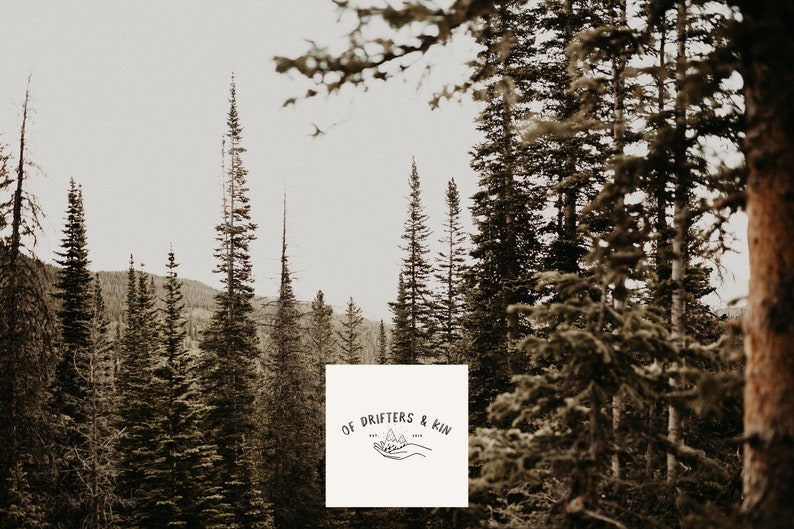 Forest Print, Colorado Pine Trees, Minimal Nature Wall Art, Landscape ...