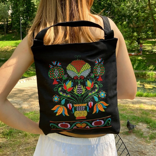 Embroidered Backpack - Etsy