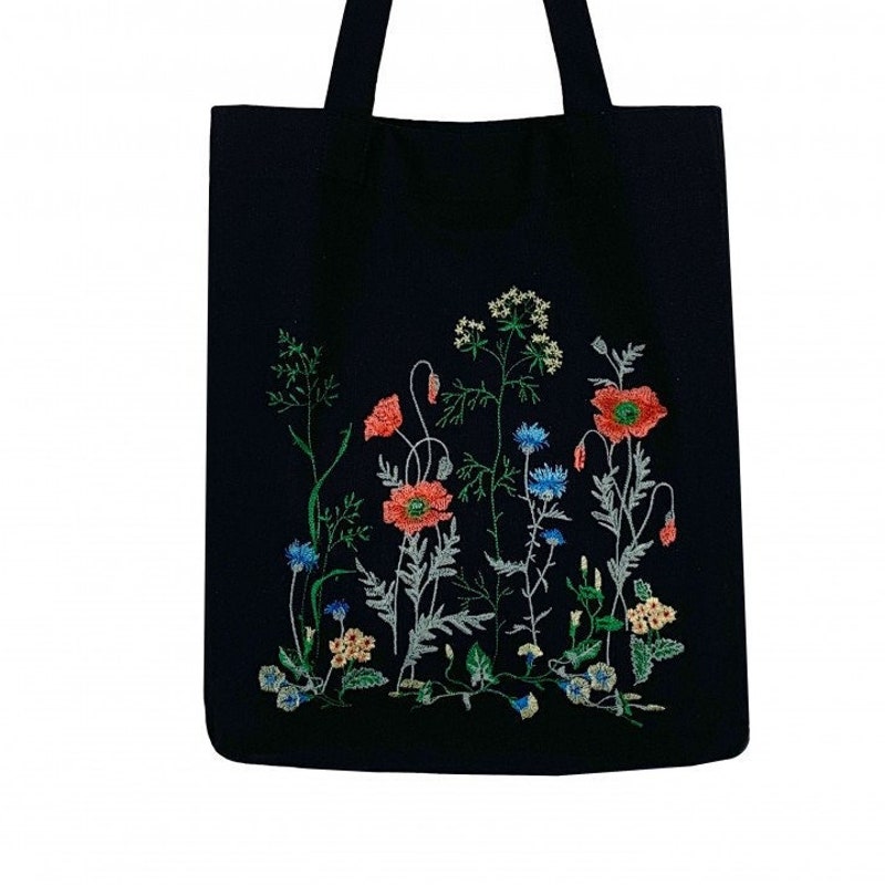 Black Fabric Bag - Etsy