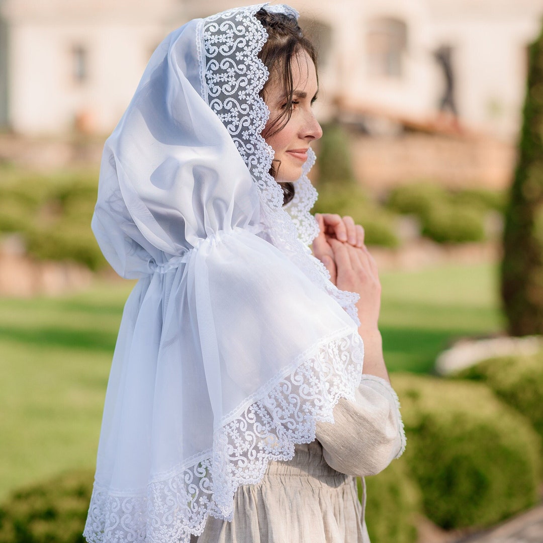 Orthodox Christian Veil, Catholic Chapel Veil for Mass, Traditional ...