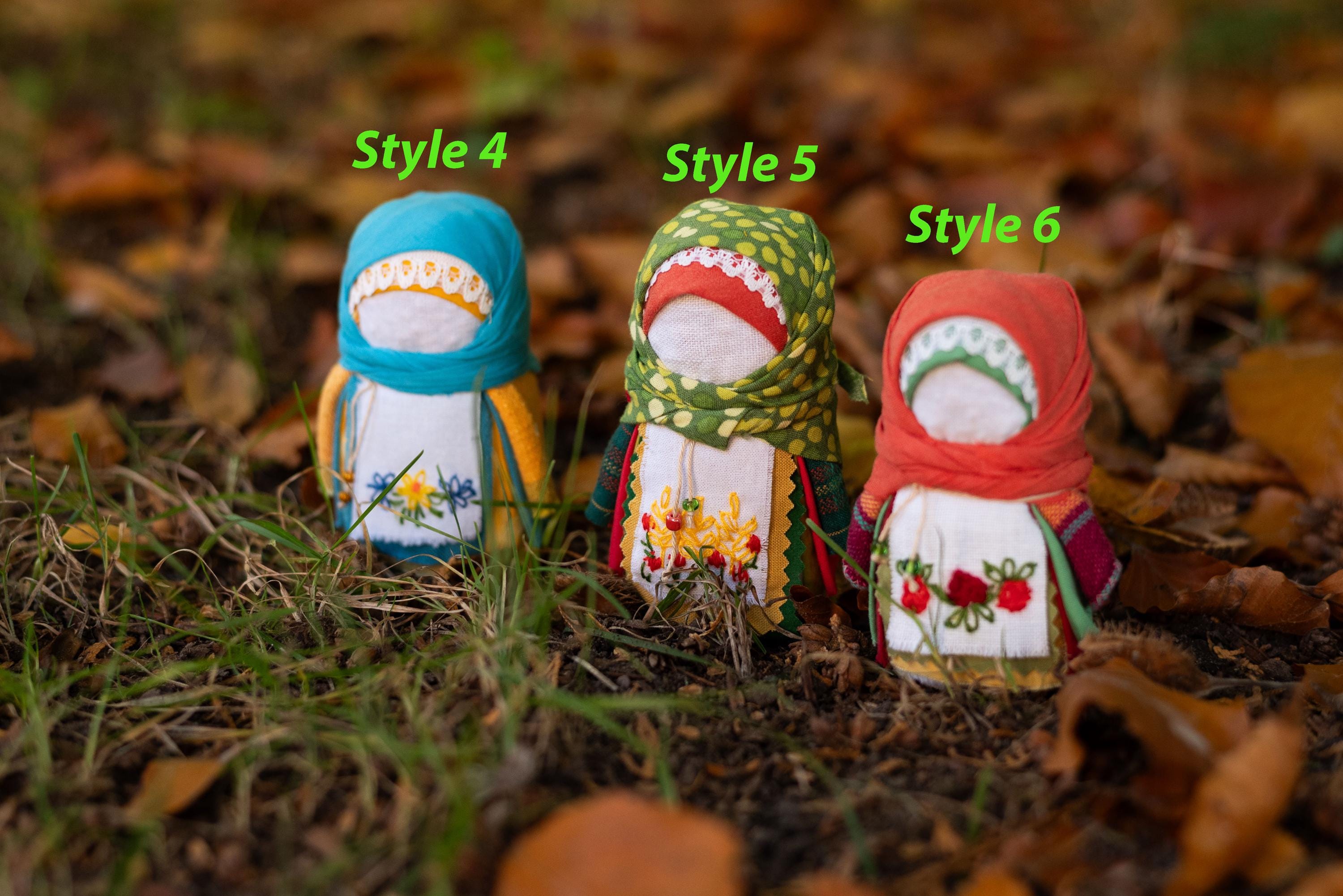 Slavic Folk Doll, Ukrainian Traditional Motanka Krupenichka Handmade ...