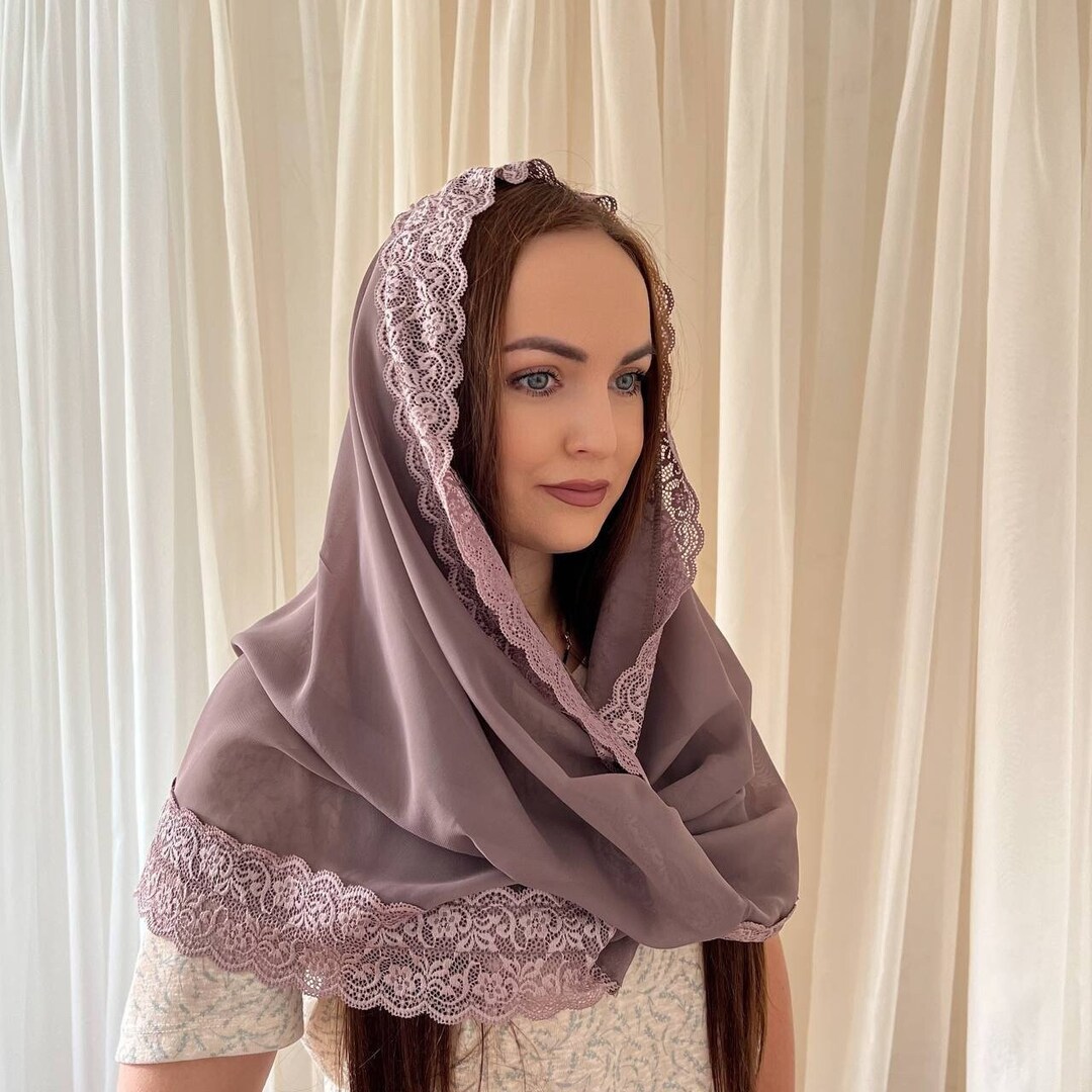 Infinity Chapel Veil for Mass, Infinity Veil Catholic, Orthodox Veils ...