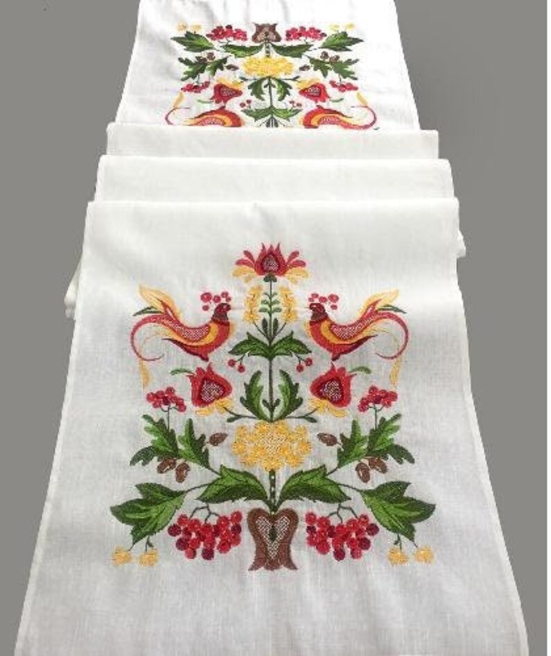 Embroidered Wedding Rushnyk Folk Rushnyk for Ukrainian - Etsy