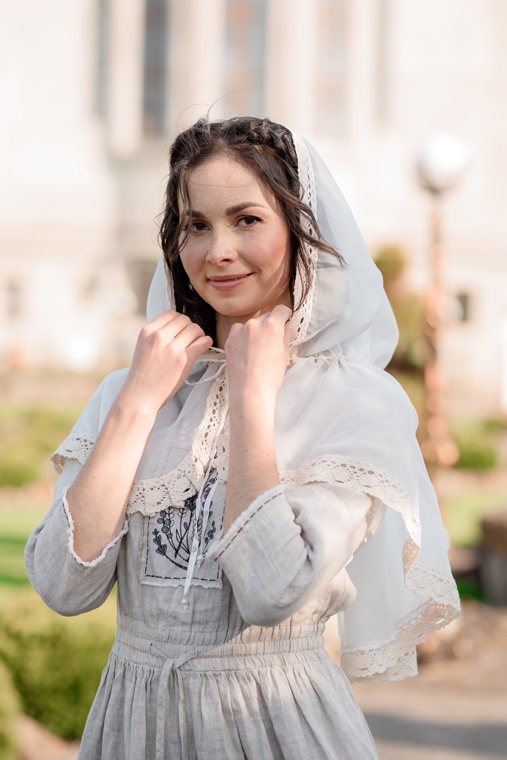 Mantilla, Lace Veils for Church, Simple Veil for Wedding or First ...