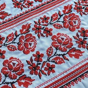 Ukrainian Wedding Rushnyk Traditional, Embroidered Wedding Rushnyk ...