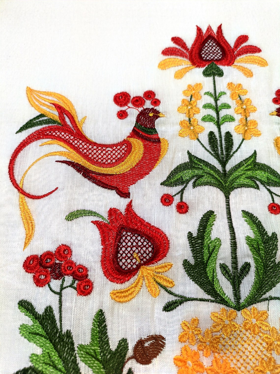 Embroidered Wedding Rushnyk Folk Rushnyk for Ukrainian - Etsy