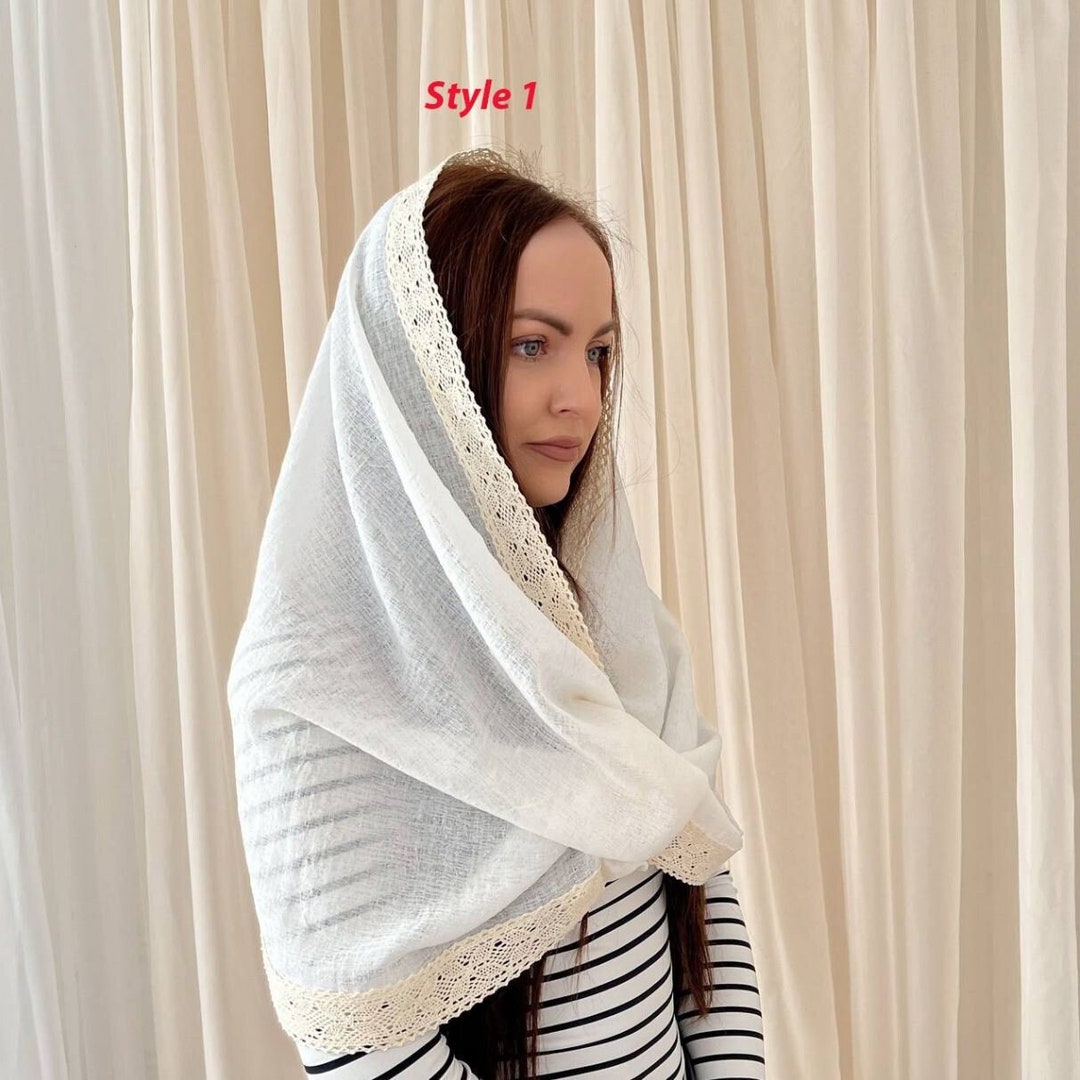 Lace Catholic Chapel Veil for Mass, Infinity Mantilla Church Veil ...