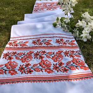 Ukrainian Wedding Rushnyk Traditional, Embroidered Wedding Rushnyk ...