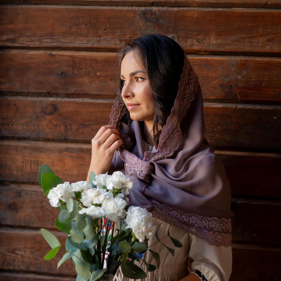 Infinity Chapel Veil for Mass, Infinity Veil Catholic, Orthodox Veils ...