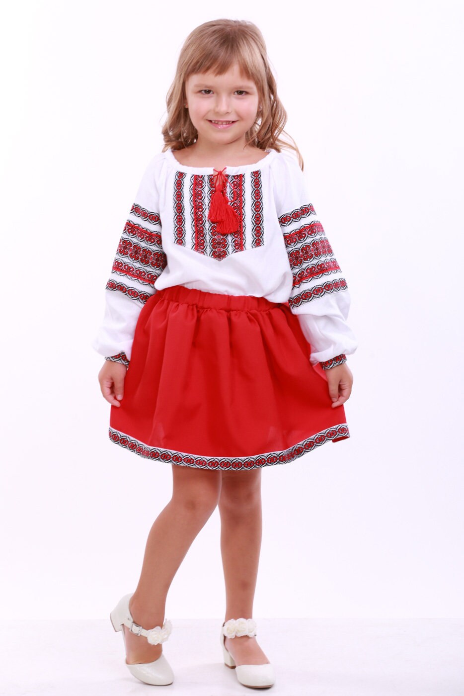 Folk Costume for Girl Slavic Baby Girl Costume Kids Ukranian - Etsy