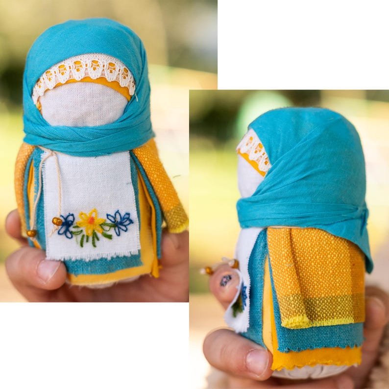 Grain Doll Motanka, Traditional Slavic Doll Krupenichka, Handmade Doll ...