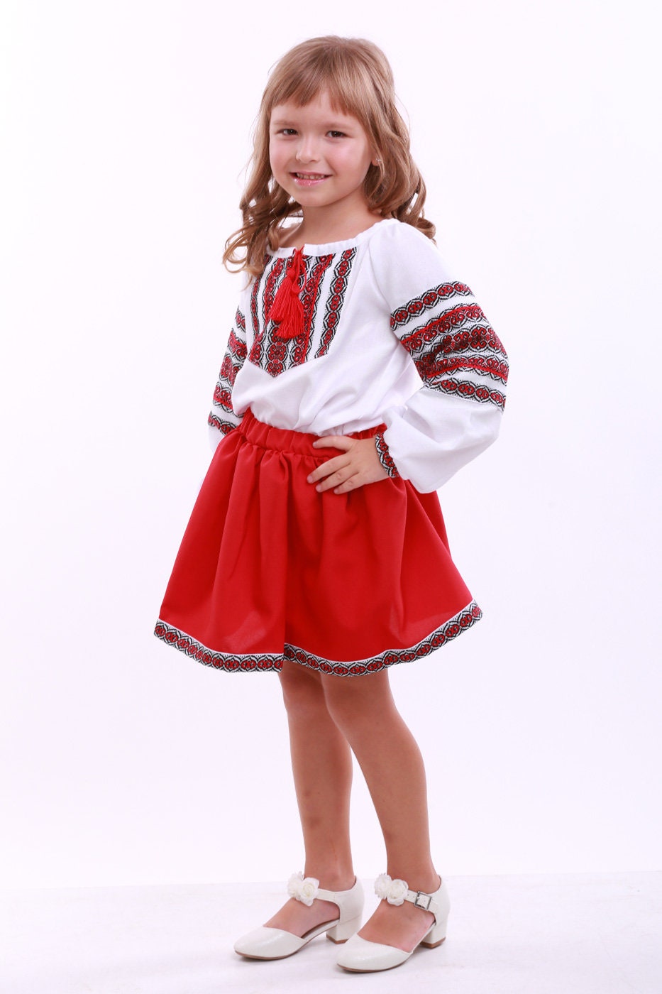 Folk Costume for Girl Slavic Baby Girl Costume Kids Ukranian - Etsy
