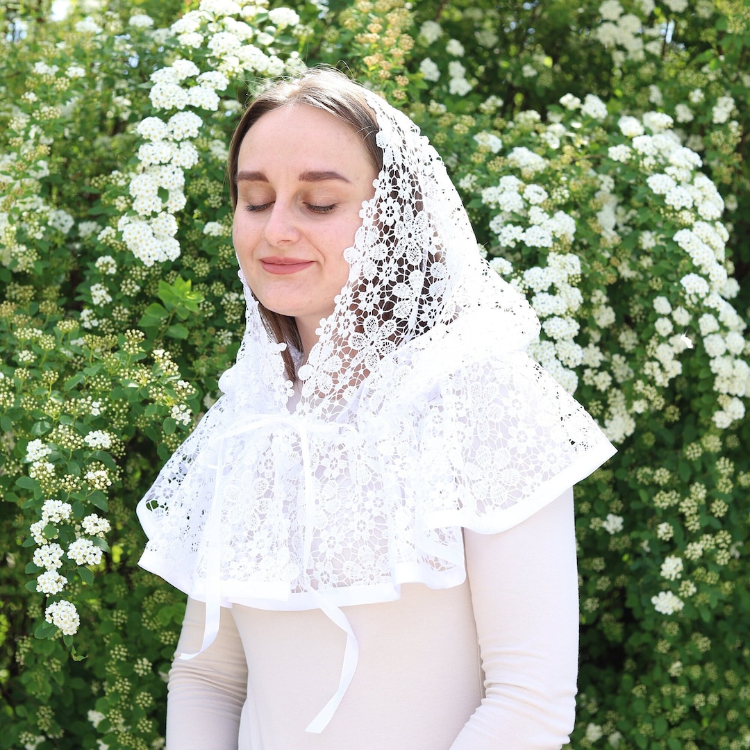 Chapel Mantilla, Catholic Veil for Mass, Mantilla Veil for Mass, Chapel ...