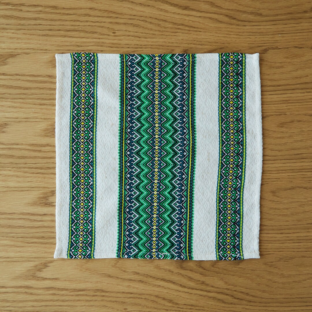 Vintage Fabric Napkins, Ukrainian Table Napkins, Embroidery Ornament ...