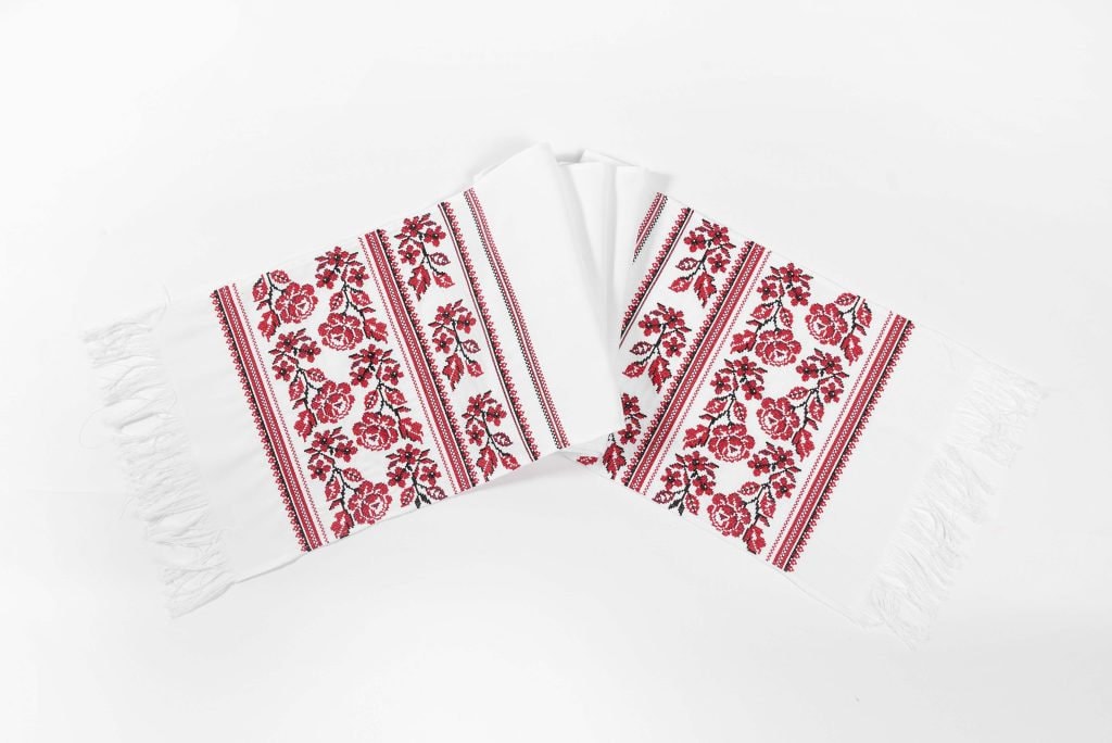 Slavic Rushnik With Embroidery, Embroidered Ukrainian Rushnyk With ...
