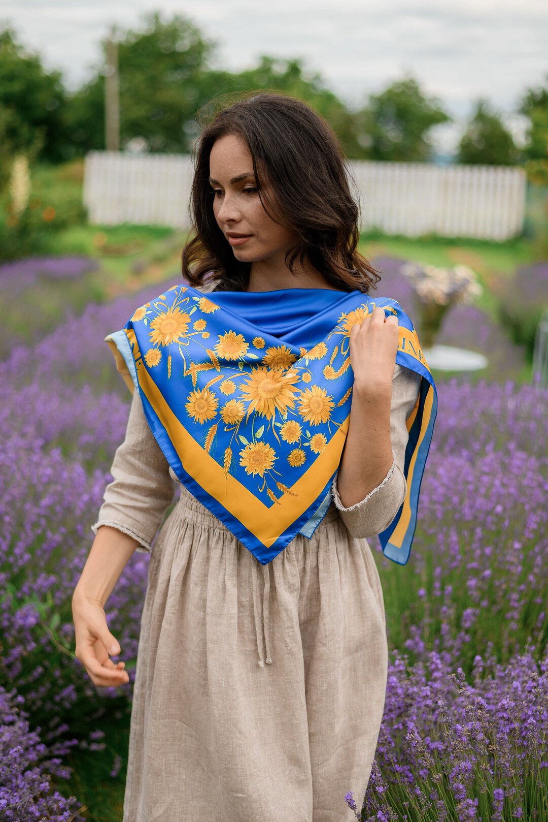 Ukraine Flag Scarf, Ukrainian Shawl, Blue Yellow Scarf, Ukrainian Scarf ...