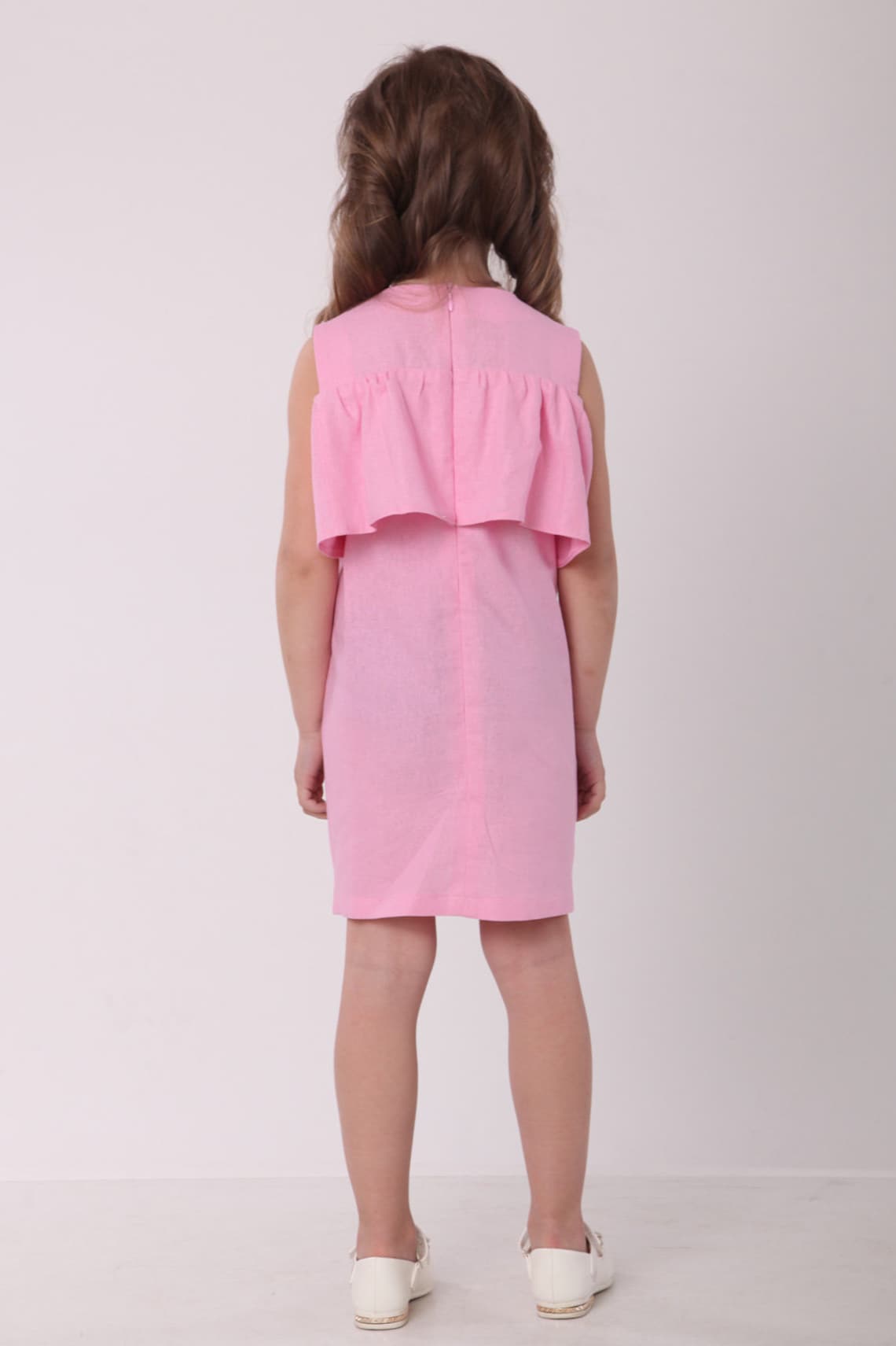 Girls Linen Dress Ruffled Linen Dress Summer Linen Dress - Etsy