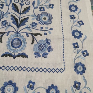 Ukranian Rushnyk, Red Embroidery, Traditional Embroidered Rushnyk ...