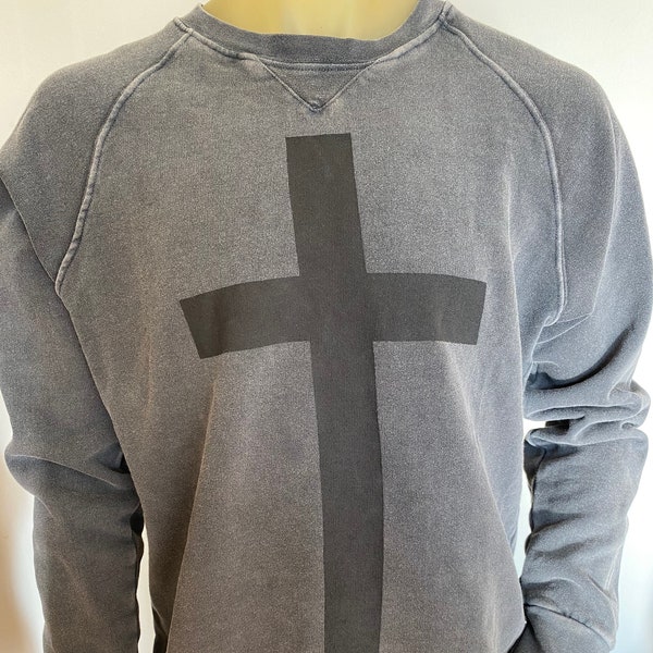 Cross Sweater - Etsy