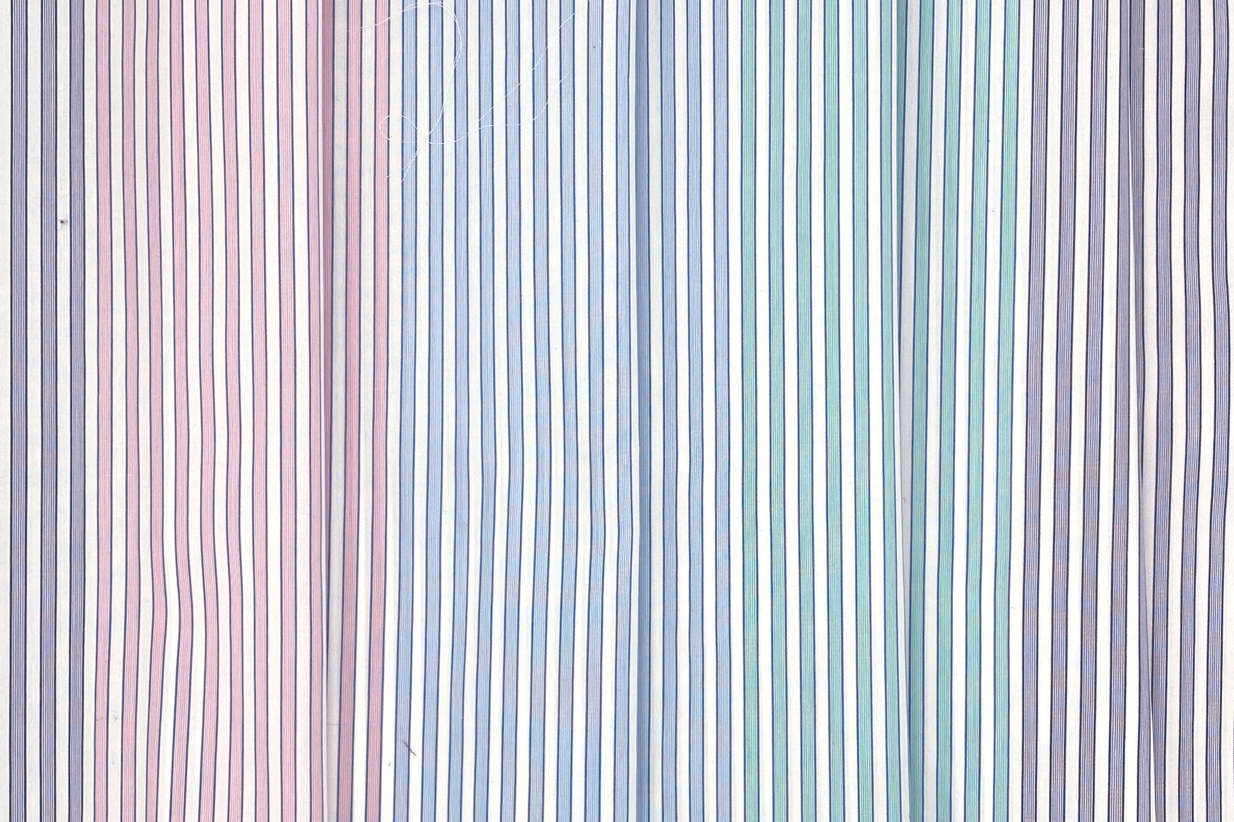 Multi Stripe Fabric With Pink Blue Mint and Lilac Pastel - Etsy